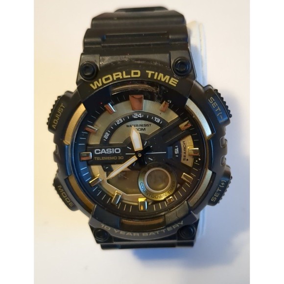 Casio | Accessories | Casio World Time Mens Watch | Poshmark